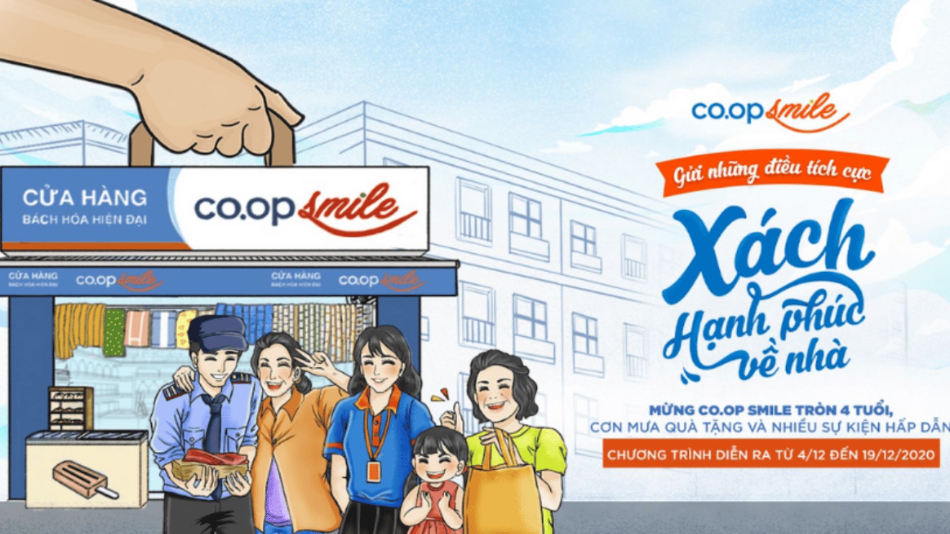 Woay case study: Co.op Smile - Xách hạnh phúc về nhà